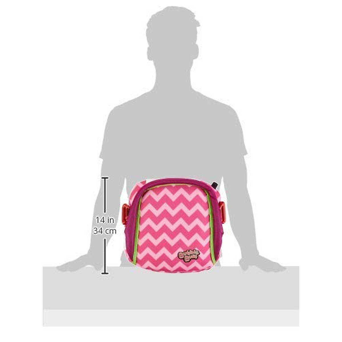 BubbleBum Inflatable Booster Seat - Travel Booster Seat - Car Booster Seat - Hybrid Booster Seat - Portable Booster Seat for Car - Foldable & Narrow Slim Design - Perfect for Kids 4-11yrs old - Pink