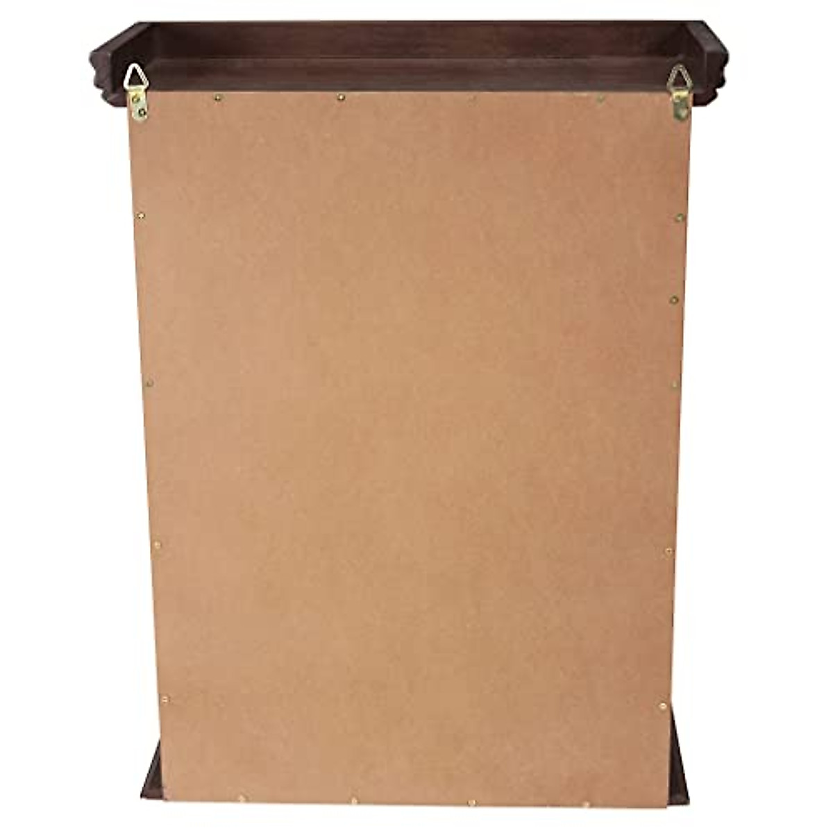 Design Toscano Country Tuscan Wall Curio Display and Storage Cabinet, 20 Inches Wide, 7 Inches Deep, 26 Inches High, Mahogany