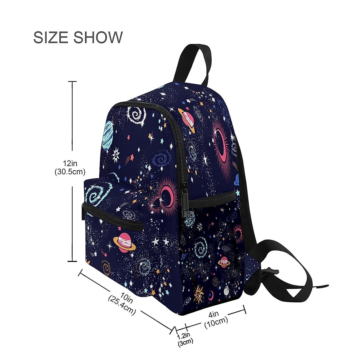 Space Galaxy Backpack for Toddlers Kid's School Bag for Boys Girls Kindergarten Preschool Bag