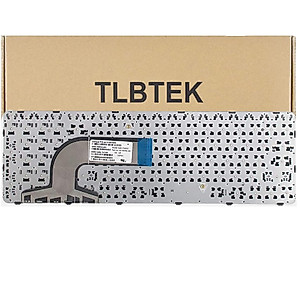 TLBTEK Replacement Keyboard with Frame Compatible with HP Pavilion 15-f 15-g 15-r 15-e 15-f387wm 15-d035dx 15-f233wm 15-f272wm 15-f010wm 15-n290nr 15-e 15-f222wm 15-f271wm US Layout