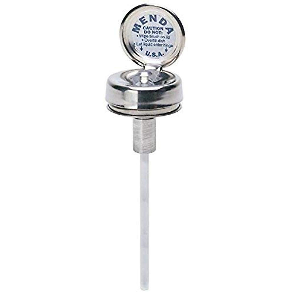 MENDA 35502 Steel/Low-Density Polyethylene/LDPE Pure-Touch Liquid Dispenser Pump, 6 oz. Stem, Silver