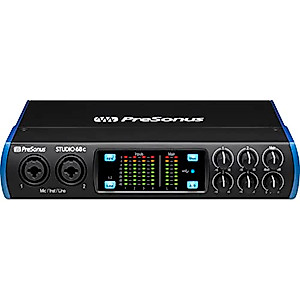 PreSonus Studio 68c 6x6, 192 kHz, USB Audio Interface with Studio One Artist and Ableton Live Lite DAW Recording Software