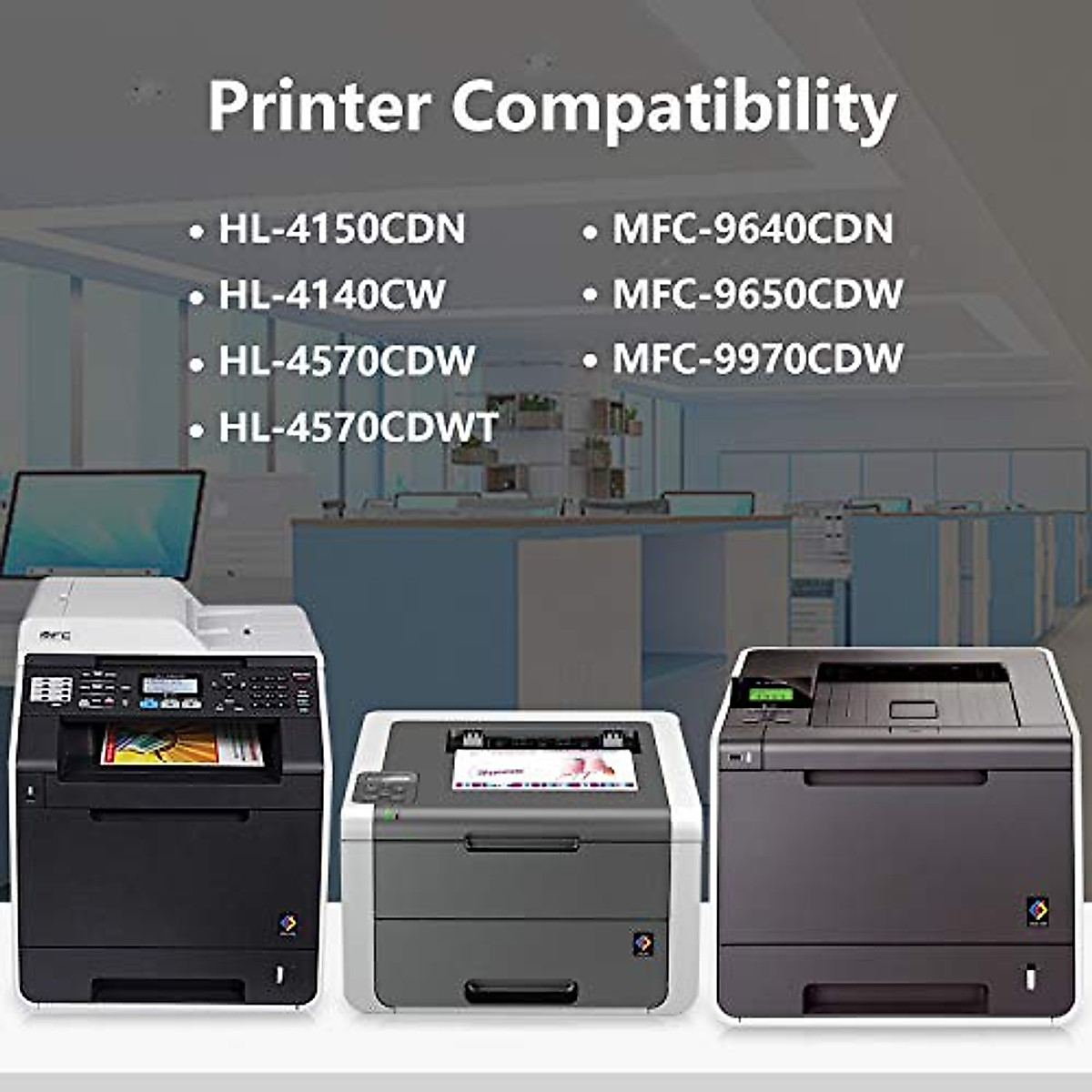 2 Black TN315 Toner Cartridge Replacement for Brother HL-4150CDN 4140CW 4570CDW 4570CDWT MFC-9640CDN 9650CDW 9970CDW Printer,Sold by TopInk