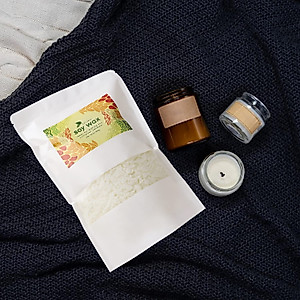 Grcdoyvl Pure Soy Wax Flakes,DIY Soft Candle,Natural Soy Wax for Candle Making 10 lb Bag