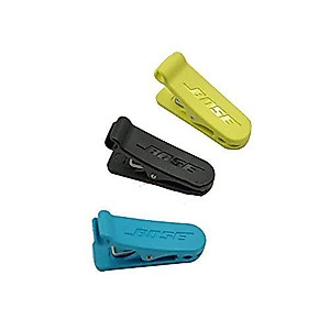 Headphones Cable Cord Wire Line Clip Clamp Holder Organizer for Bose SoundSport Wireless Headphones (Black)