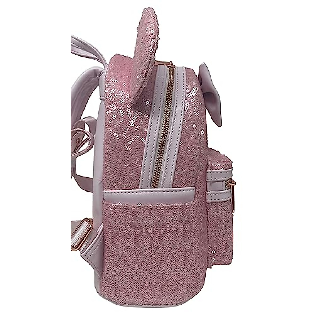 Loungefly Disney Minnie Mouse Cotton Candy Sequin Mini Backpack