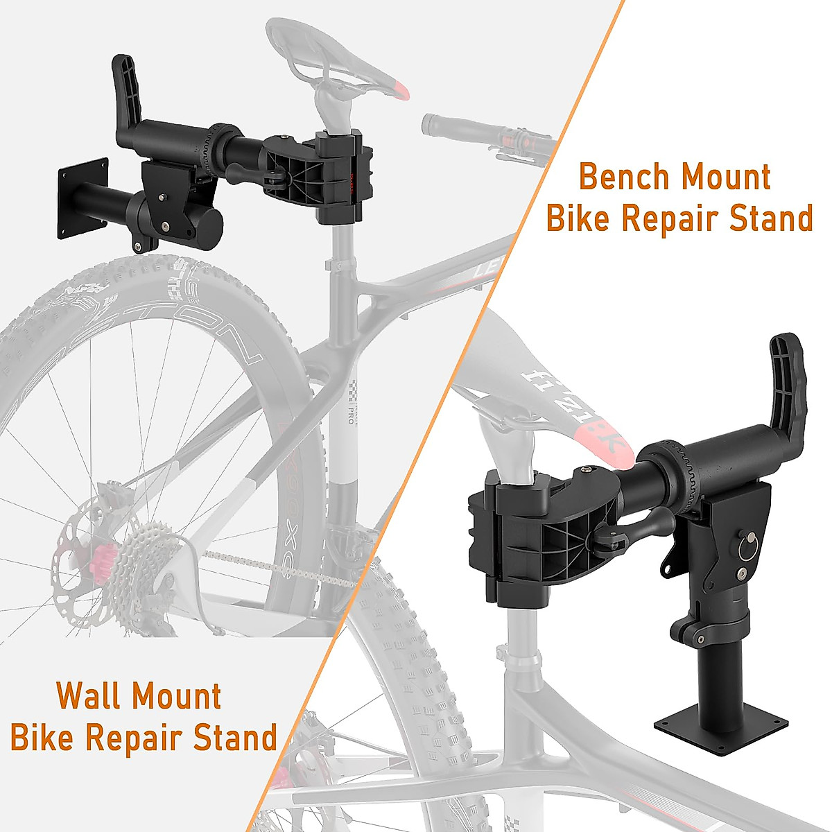 CHEPARK Bike Repair Stand (Max 88lbs) - Bench/ Wall Mount Bike Workstand - E Bike Repair Stand Shop Home Mechanics for Mountain Bike and Road Bike