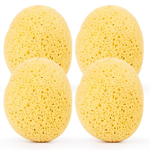 Bath Sponge, 4 Pcs Shower Sponge Loofah Body Scrubber, Shower Sponge Cleaning Loofahs Sponge, Body Sponge for Women Men Kid