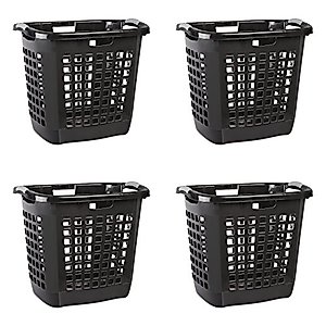 Sterilite Ultra Easy Carry Hamper Laundry, Black 4