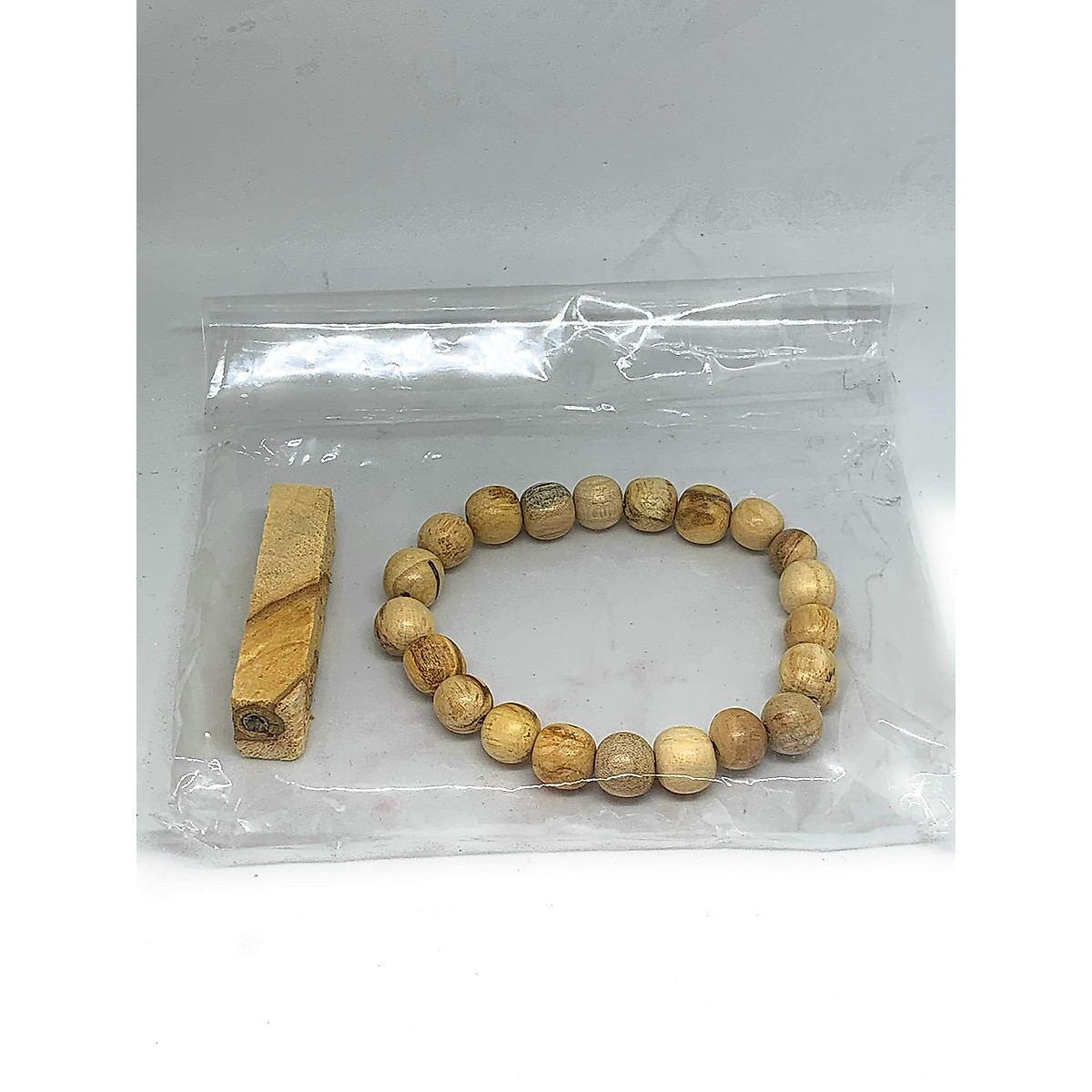 palo santo wood Bracelet hand-crafted made holy wood meditation relaxation