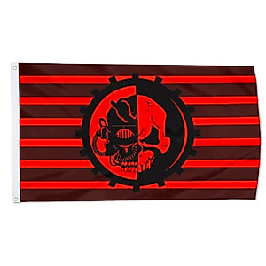 Cayyon Adeptus Mechanicus Flag Banner Outdoor Indoor Decoration Flag 3x5Feet Double Stitched Polyester with Brass Grommets