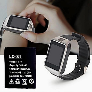 Rechargeable Li-ion polymer battery 380mAh 3.7V For DZ09 Smart Watch