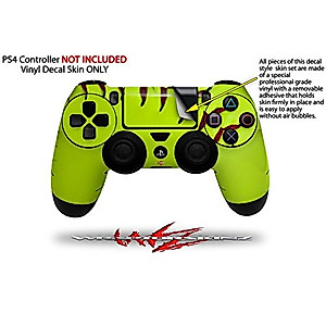 WraptorSkinz Skin Compatible with Sony PS4 Dualshock Controller PlayStation 4 Original Slim and Pro Softball (Controller NOT Included)