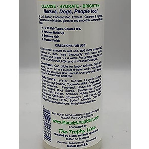 Manely Long Hair Shampoo 16oz.