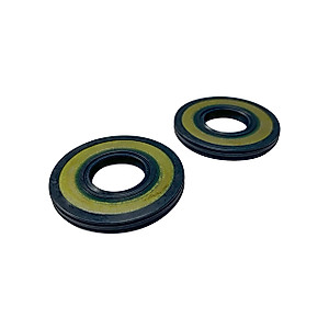 ENGINERUN Crankshaft Crank Shaft Oil Seals (2 Pack) Compatible with Husqvarna Chainsaw Parts 455 455E 455 Rancher 460 OEM 503261901 503 26 19-01