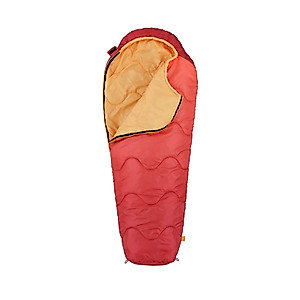 Firefly Outdoor Gear Youth Mummy Sleeping Bag Machine Wash Red Orange 70" x 30"