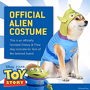 Disney for Pets Halloween Toy Story Aliens Costume for Dogs - Small - | Small Halloween Costumes for Dogs, Officially Licensed Disney Dog Halloween Costume for Pets, Blue (FF22911)