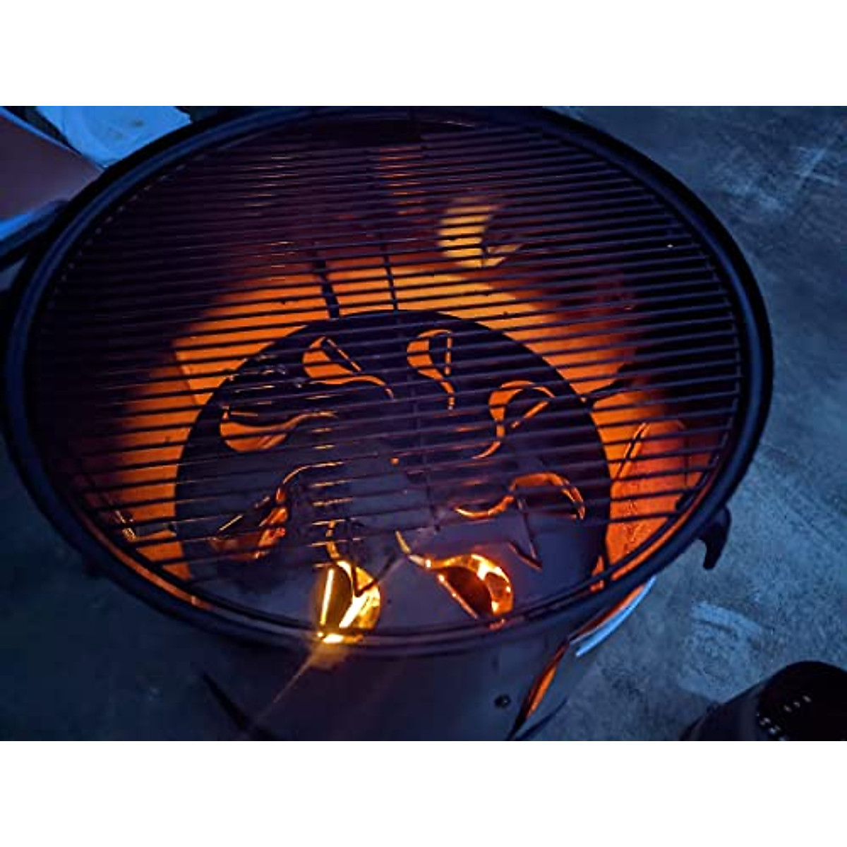 FireDial Baffle Plate Heat Management System for Charcoal BBQ and Barbecue Smokers, UDS, WSM, Kettle (For 22 in. WSM)