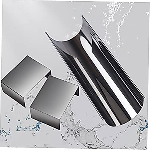 Cabilock U Shape Cake Mold Food Molds Stainless Toaster Round Bread Pan Bread Cooking Pan Bread Loaf Pan Bread in a Can Kitchen Baking Tool Creative Baking Mold Dessert Baking Mold Silver