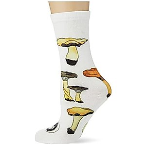 Gift Republic Mushroom Enamel Mug and Socks Set, Off-white