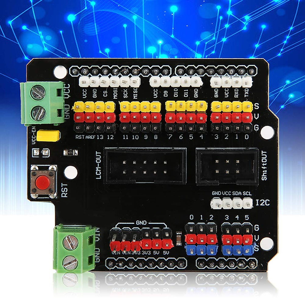 IO Shield V1 Expansion Board Dedicated Electronic Building Block Sensor Electric Component