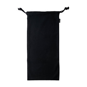 Shoe Dust Bags - 4 Pack Black Duster Flannel Single Shoe Pouch with Drawstring Closure, Washable Breathable Cotton Fabric Cloth for Travel, Home, Luggage, Handbags, Storage, Accessories - 8x17