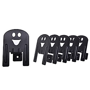 NEW JETO Non Slip Mattress Gaskets - Sturdy Durable Adjustable Anti-Slip Baffle Cartoon Mattress Holder Black Metal Pad Gripper Easy to Install Suitable for Most Bed Frames 6 Pcs