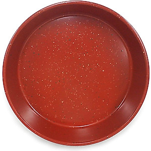 casaWare Ceramic Coated NonStick 9-Inch Round Pan, Red Granite,1-4124-7R