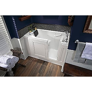 American Standard 2848.119.CRW Acrylic Whirlpool and Air Spa 28"x48" Right Side Door Walk-In Bathtub in White