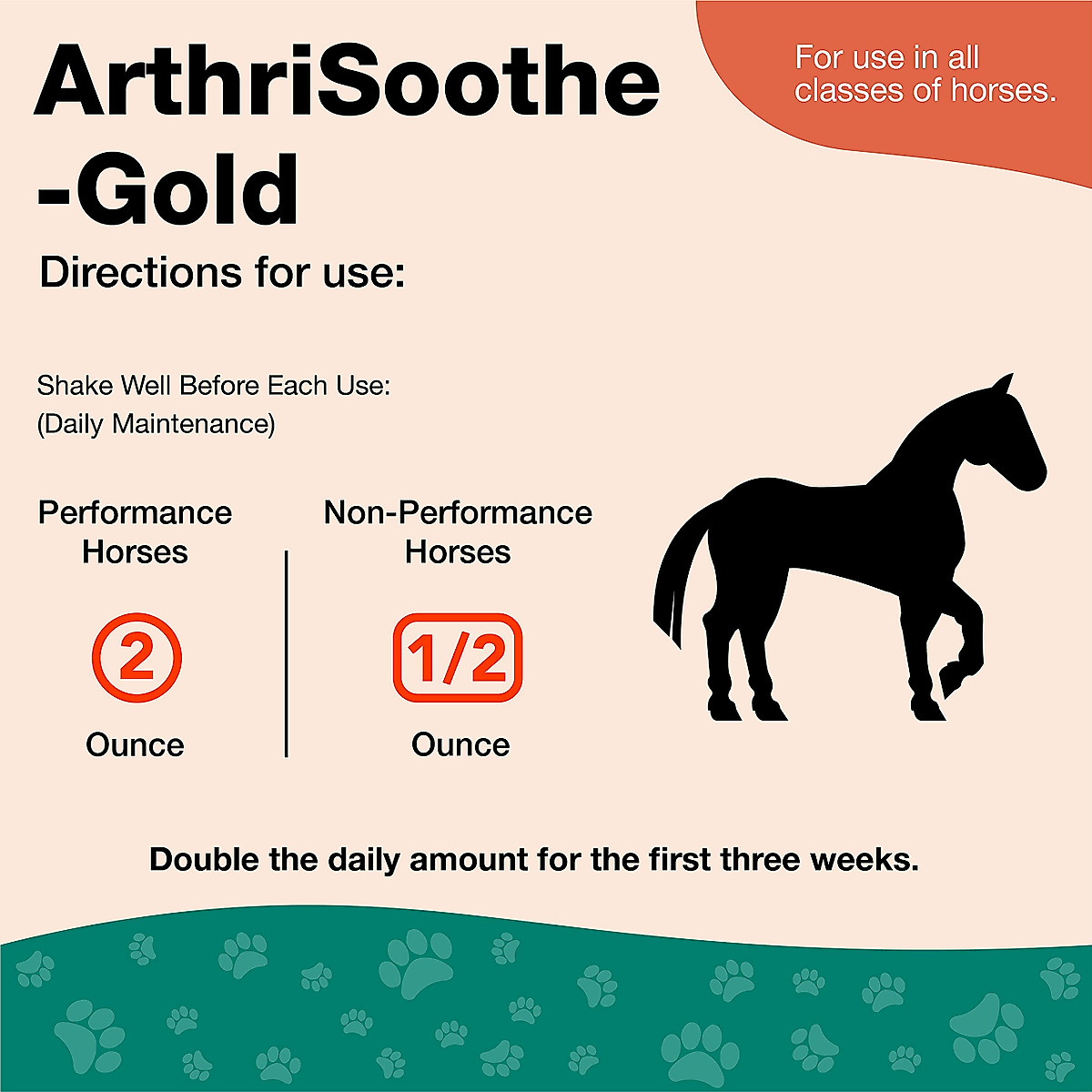 NaturVet ArthriSoothe-Gold Advanced Equine Glucosamine Joint Supplement Formula for Horses, Liquid, Made in The USA with Globally Source Ingredients 1 Gallon