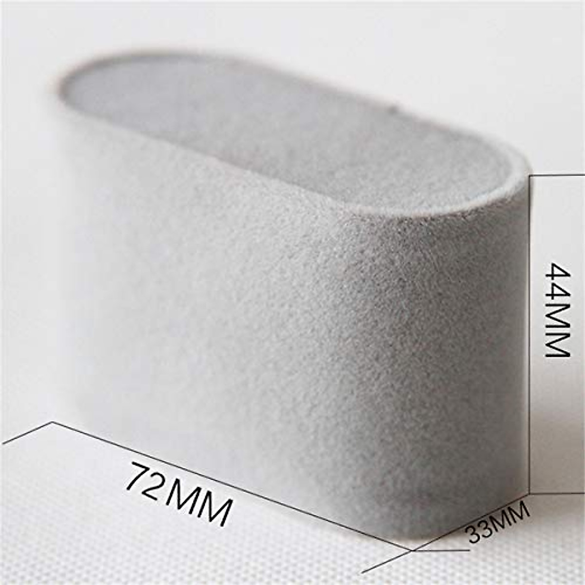 JJGQAZ 10 pieces Velvet Small Bracelet Watch Pillow for Watch Box Jewelry Display Stand Organizer, 2.8x1.7x1.3