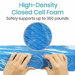 Vive Balance Pad - Foam Board Yoga Mat Block for Physical Therapy, Stability, Workout, Knee and Ankle Exercise - Equipment for Strength Training, Rehab - Large Floor Pad for Adults, Kids