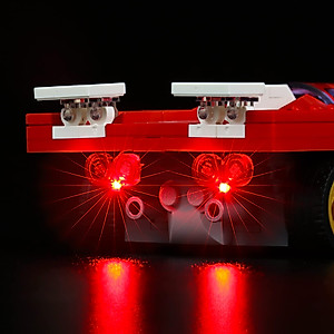 LMTIC Led Lighting Kit for Lego Speed Champions 1970 Ferrari 512 M 76906 Toy Building Kit Light Set Compatible with Lego 76906(NOT Included The Lego Sets)
