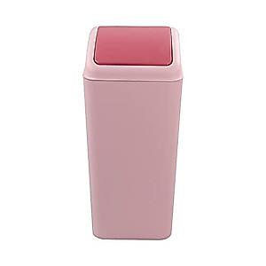 Ggbin Plastic Trash Cans, Swing Trash Bins for Kitchen, Office