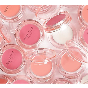 Wander Beauty Double Date Lip & Cheek - Rendezvous/Swipe - 4-in-1 Cream Blush & Lip Tint - Blush, Lip Moisturizer, Lip Balm & Eye Gloss - Multitasking Eye, Cheek & Lip Makeup With Green Tea - 0.07 oz