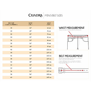 Cuadra men's casual belt in genuine leather with metallic buckle black, CS540RS, Size 40