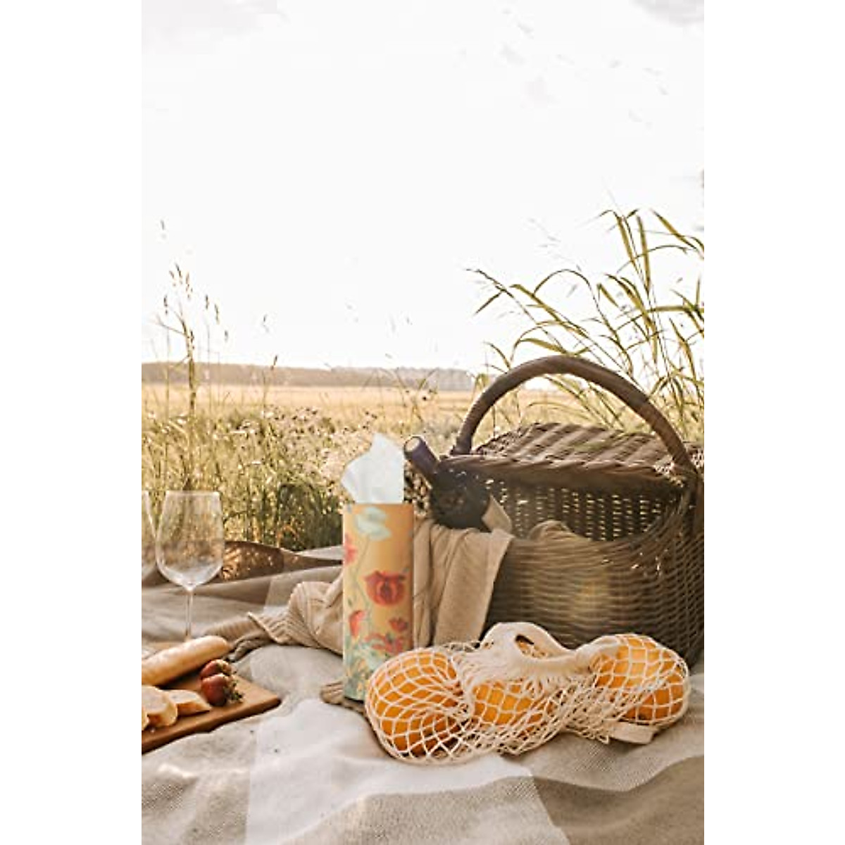 6 Pack Car Tissue Holder, Boxes Tissue for Bathroom Office, Travel Tissues Packs, Facial Tissue Bulk for Car Present