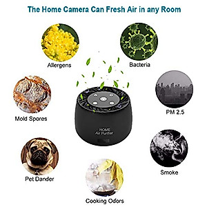 Quniao Wireless-WiFi-Hidden-Spy-Camera, 1080P Full HD with Night Vision and Motion Detection Alarm, Real Time Monitoring, Recording for HomeOffice, Works with iOSAndroid Device, 1 Count (Pack of 1)