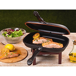 Mundial Hercules collection, Double Sided Cast Aluminum Skillet - Non-Stick Omelette Pan, Perfect for Frittata, Professional Grade, 2 Quarts