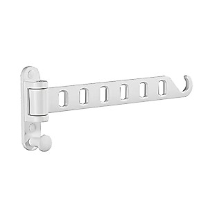 JOOM Laundry Drying Rack Wall Mounted Clothes Drying Rack Clothes Hanger White