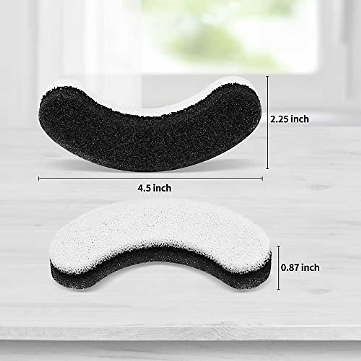 Cat Water Fountain Filters, 12 Pack Pet Fountain Replacement Foam Sponge Pre-Filters Fit for Clear Cat Water Fountain, Dog Water Dispenser