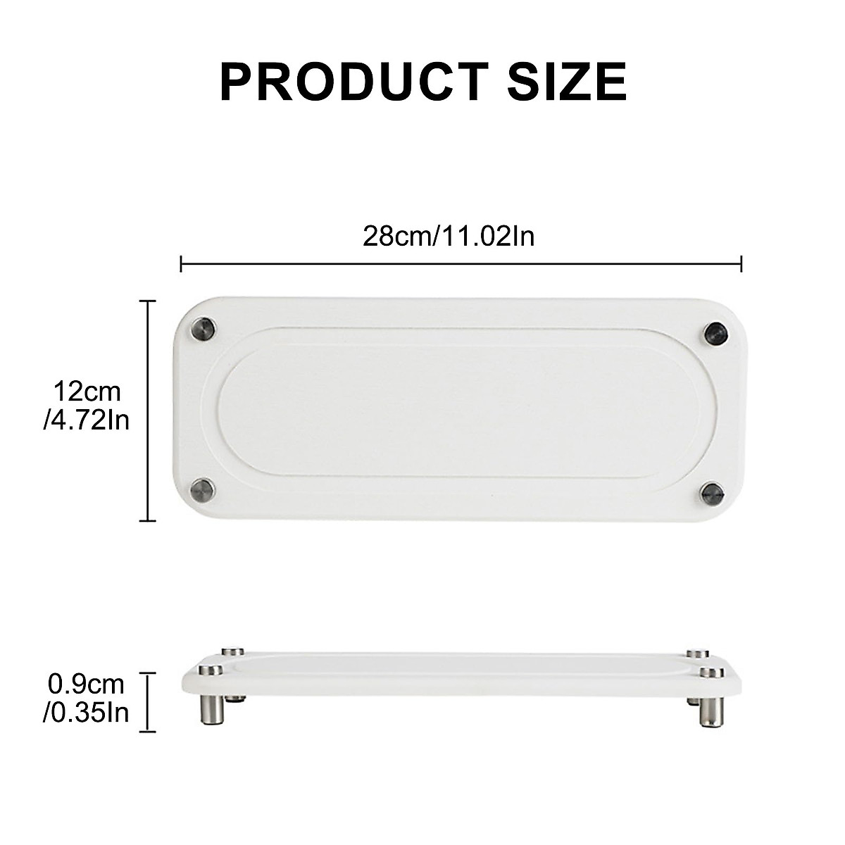 heylad Home Sink Caddy, Instant Dry Kitchen Bathroom Sink Organizer, Diatomaceous Earth Sink Tray with Rust-Free Acrylic Feet, Sponge Soap Dispenser Holder, White