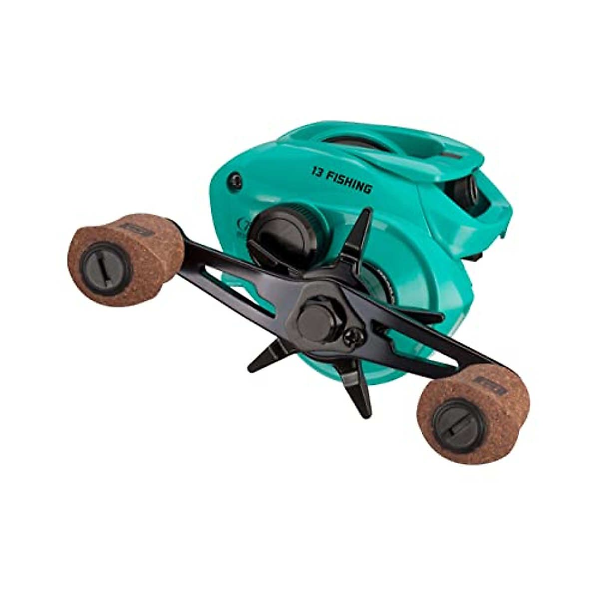 13 FISHING - Modus TX2 Baitcast Reel - 7.3:1 Gear Ratio - Right Hand Retrieve (Salt+Fresh) - MODTX2-7.3-RH, Seafoam Green