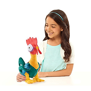 Moana 11-inch Hei Hei Feature Small Plush with Sounds and Dancing, Stuffed Animal, Pretend Play, Kids Toys for Ages 3 Up by Just Play