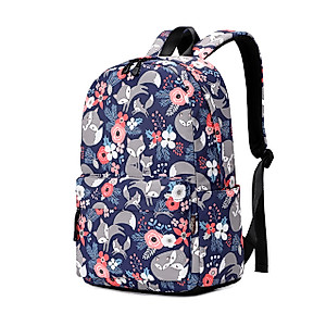 Wadirum Women Leisure Backpack Purse College School Backpack for Girl Fox