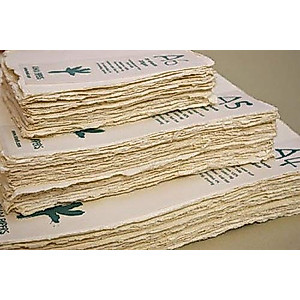 Khadi Paper from India- 12x16 Inch 140lb. Pack of 20 Sheets