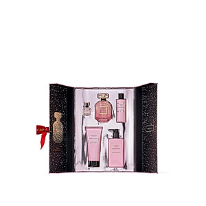 Victoria's Secret Bombshell Eau de Parfum 5 Piece Gift Set: 3.4 oz. Mini Eau de Parfum, Body Wash, Body Lotion, & Luminous Body Lotion