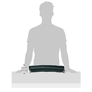 Plastair SpringHose PUWE625B94H-AMZ Light EVA Drinking Water Safe Recoil Garden Hose, Green, 3/8-Inch by 25-Foot