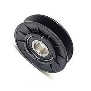 2 Idler Drive Pulley Set Compatible with John Deere Sabre Pulley V-Idler Pulley GX20286 and Flat Idler Pulley GX20287