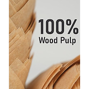 Bake Choice 200pcs Natural Mini Tulip Cupcake Liners for Baking Cups, Unbleached, Greaseproof EU Parchment paper, Mini Tulip Muffin Liners for Party, Christmas, Valentines